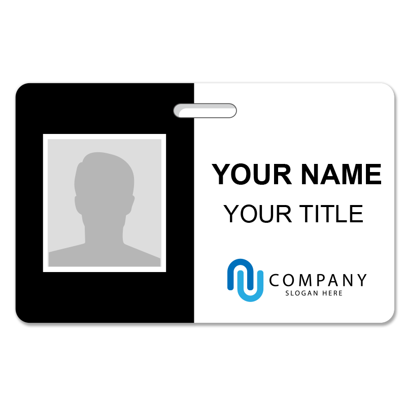 HORIZONTAL ID CARD- BASIC-DESIGN 12