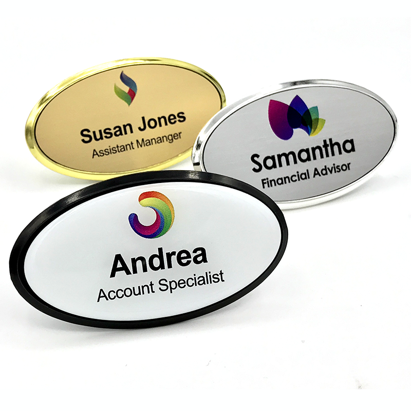 Custom Name Tags - Design online with Multiple Shapes and Styles
